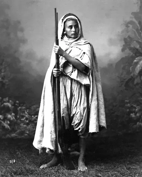 Algerian man with gun. Date: circa 1870 Our beautiful Wall Art and ...