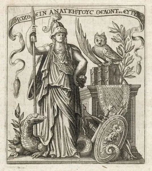 Athena With Owl
