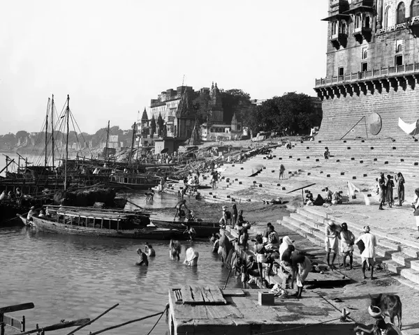 Bathing Ghat, Benares (Varanasi) Our beautiful Wall Art and Photo Gifts ...