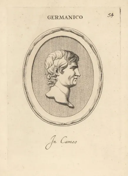 Jigsaw Puzzle of Bust of Germanicus Julius Caesar, Roman general