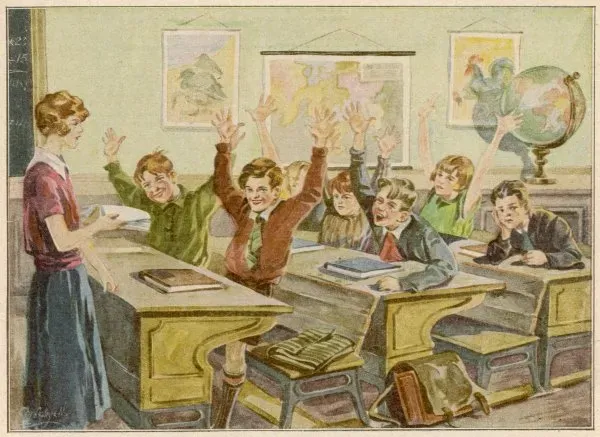 Classroom Scene Our beautiful Wall Art and Photo Gifts include Framed ...