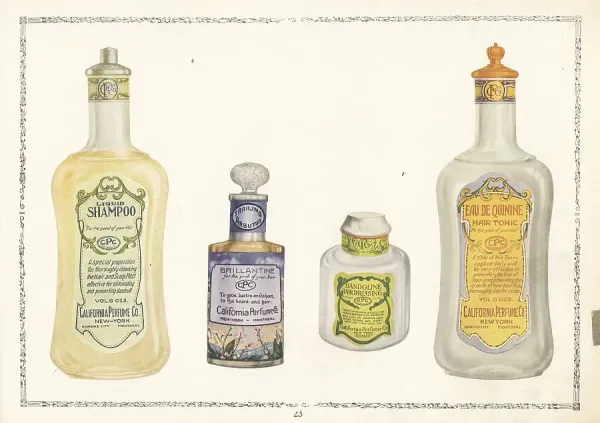 CPC brand cosmetics from 1926. Bottle of Liquid Shampoo