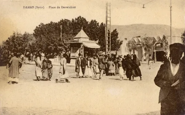 Damascus, Syria Dervish Square Date: circa 1907 Our beautiful Wall Art ...