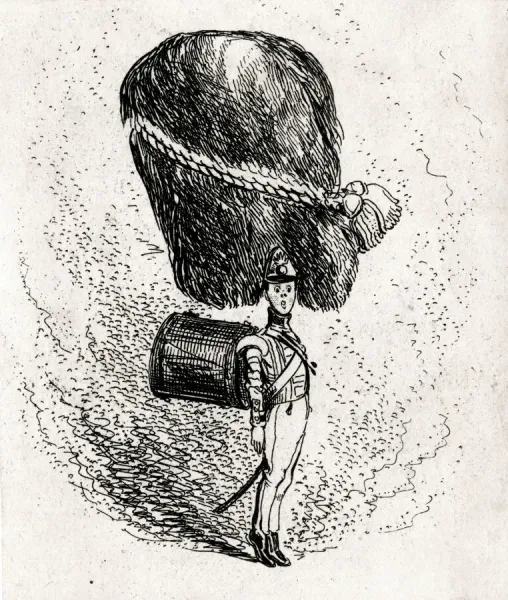 Did you never see a Grenadier Guard before cartoon