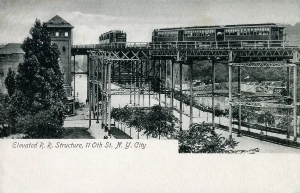 Elevated Railroad Structure 110th Street Our beautiful Wall Art and ...