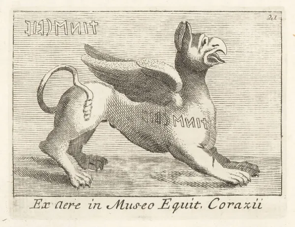 Etruscan bronze figure of a gryphon Our beautiful Wall Art and Photo ...