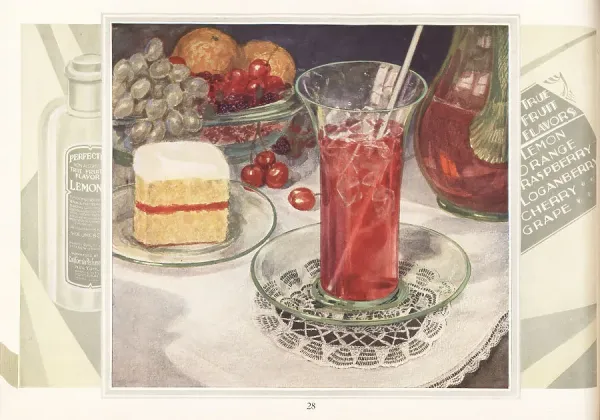 Glass of iced fruit juice with straw Our beautiful Wall Art and Photo ...