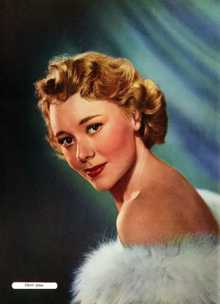 England British Actress Glynis Johns Is Pictured In A