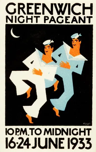 Greenwich Night Pageant June 1933 Royal Navy Sailors Dance