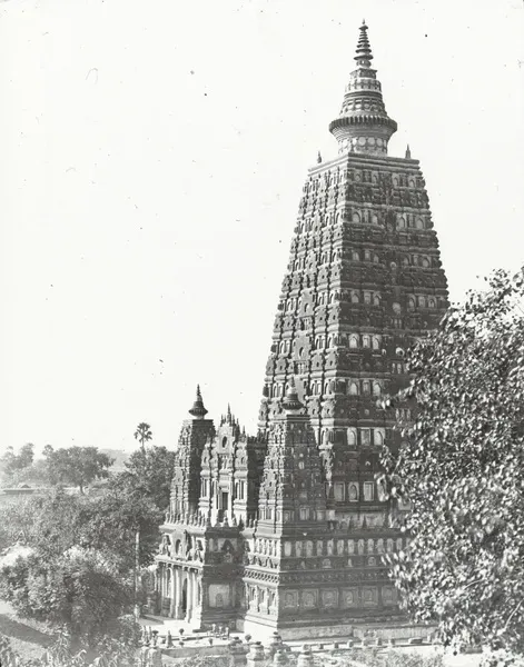 India The Buddhist Temple and Gardens, Gaya For sale as Framed Prints ...