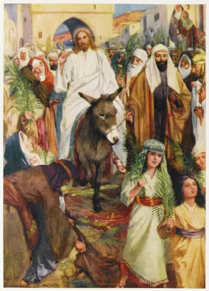 Jesus On A Donkey