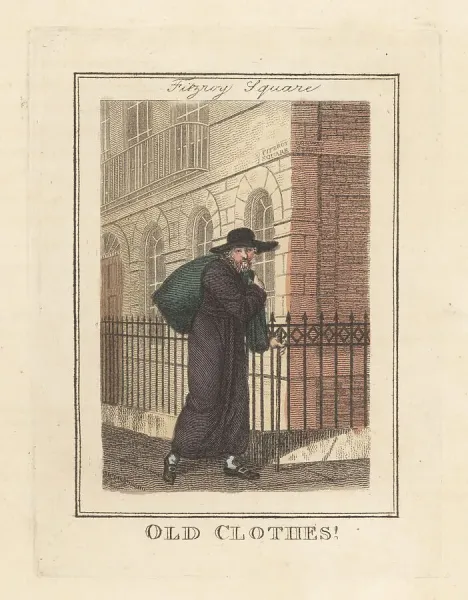 Jewish old-clothes trader in Fitzroy Square Our beautiful Wall Art and ...