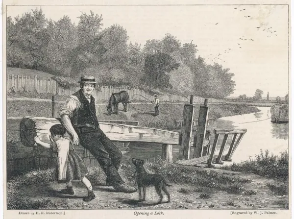 Lock on the River Thames Our beautiful Wall Art and Photo Gifts include ...