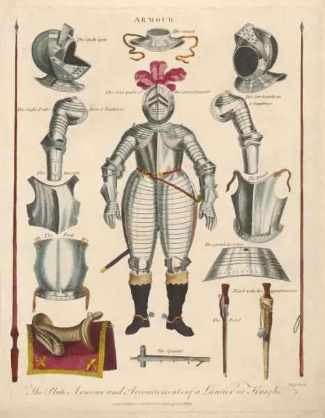 Knights Armor Parts Armour And Armour Accessories
