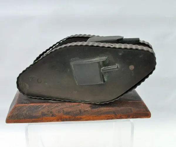 Metal model of WW1 tank on wooden base Our beautiful Wall Art and Photo ...