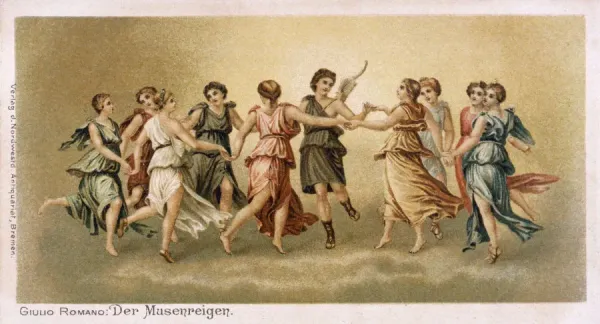 Nine Muses Painting