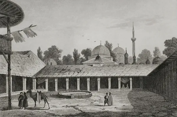 Ottoman Empire era. Caravanserai in Burgas Our beautiful Wall Art and ...