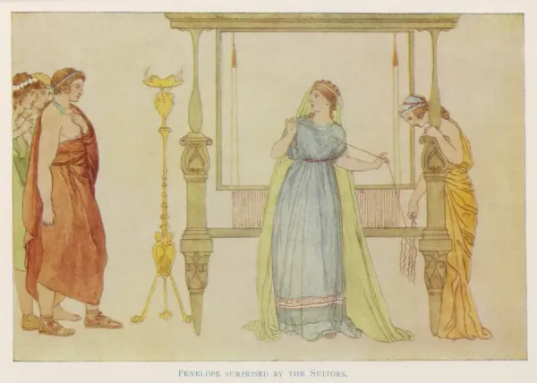 The Odyssey Penelope Weaving