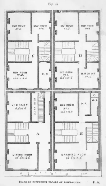 18th Century Apartment Floor Plan