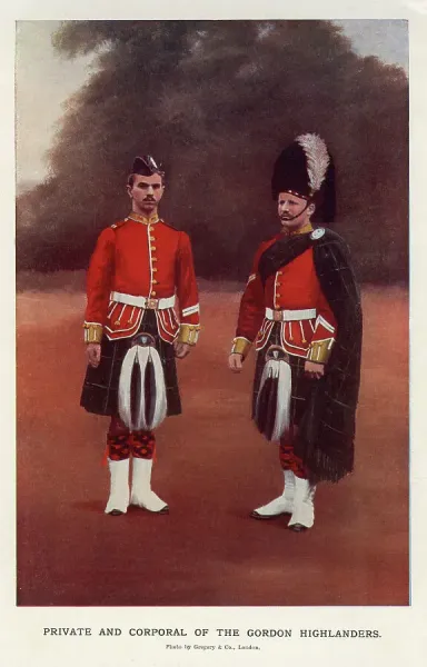 Private and Corporal of the Gordon Highlanders Boer War