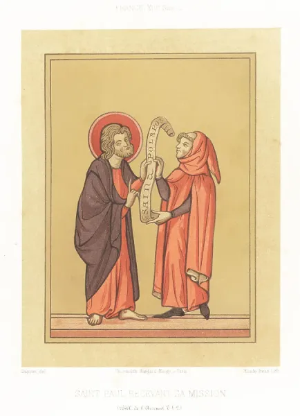 Saint Paul receiving his mission from God Our beautiful Wall Art and ...