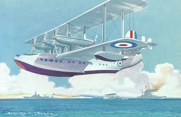 Jigsaw Puzzle of Short Sarafand RAF royal air force aviation flight