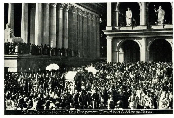 Silent Film Messalina, Coronation of Emperor Claudius