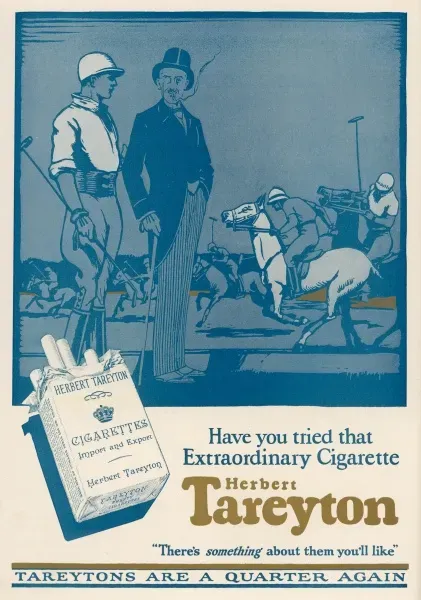 Tareyton Cigarettes Website 1953 Herbert Tareyton Cigarettes Polo