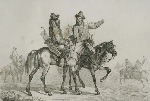 Tatar Knights. Engraving, 19th century Our beautiful Wall Art and Photo ...