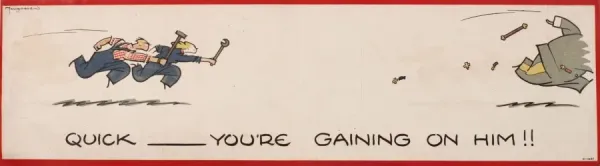 WW2 poster, Quick -- you re gaining on him Our beautiful Wall Art and ...