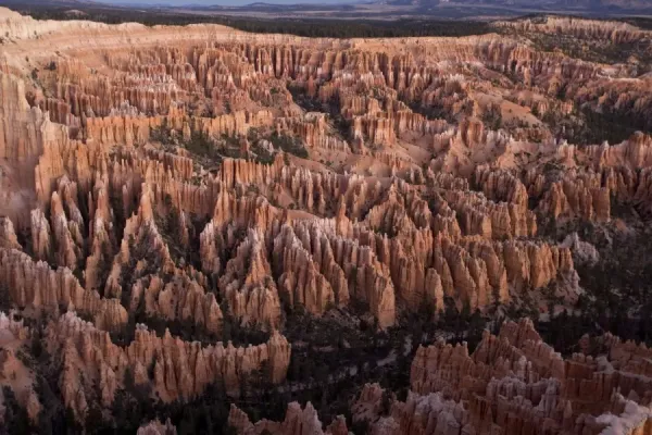 Bryce Canyon, general view from Bryce Point at dawn