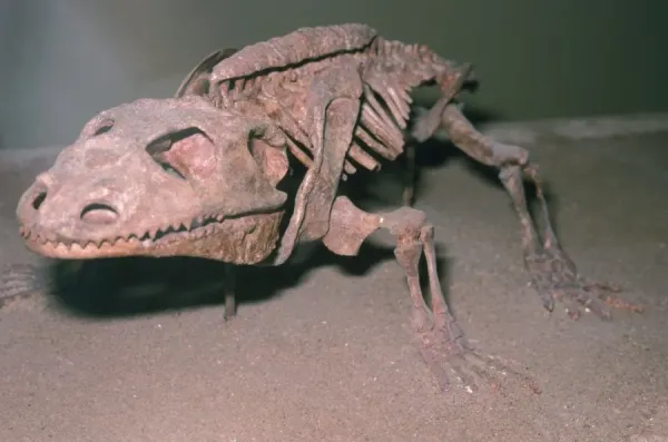 Cacops Fossil cotylosaur reptile, Permian Our beautiful Wall Art and ...