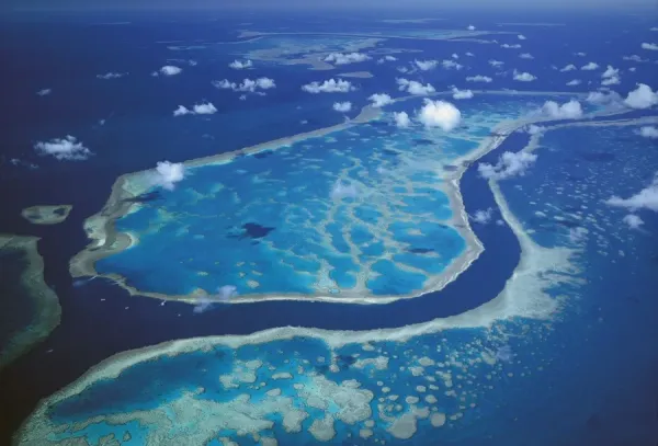 Hardy & Hook Reefs separated by deep channel Our beautiful Wall Art and ...