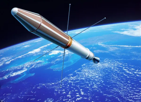 First American Satellite In Space