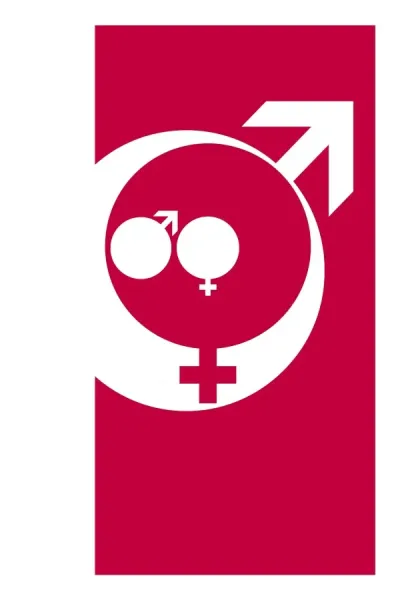 Red Male Symbol
