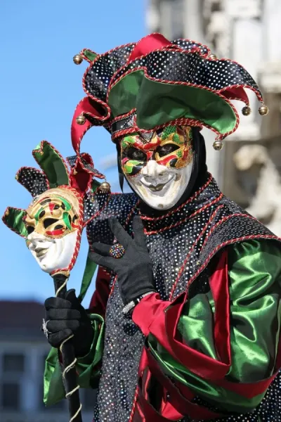 Venetian Jester Masks