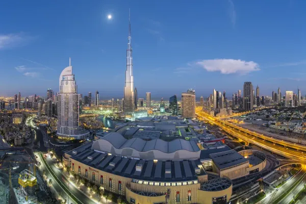 Dubai Mall Aerial View