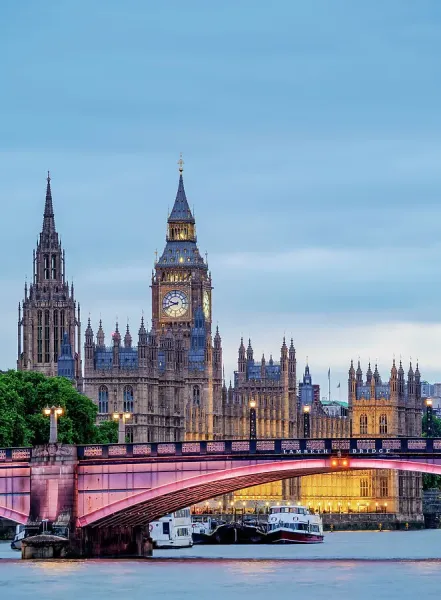 London River Thames Palace Aerial View. Aerial View Of The Palace Of