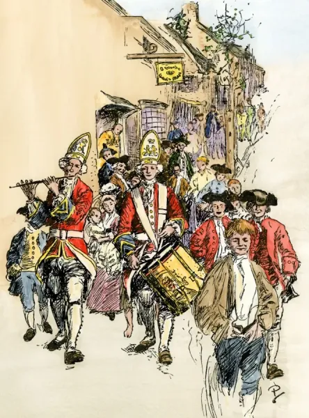 Revolutionary War British Soldiers Drawings File:Boston Massacre
