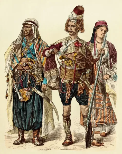 Traditional Lebanese People