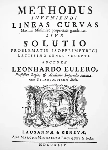 EULER: TITLE-PAGE, 1744 Our beautiful Wall Art and Photo Gifts include ...