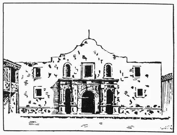 TEXAS: THE ALAMO. The Alamo at San Antonio, Texas Our beautiful Wall ...