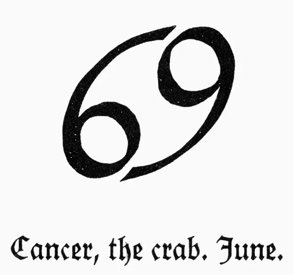 Cancer zodiac symbol font 60 photos - Astrologytoyou.com
