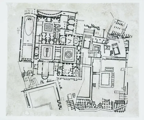 Palatine Hill Rome Map