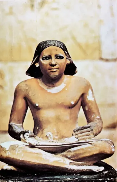 Seated Scribe The Seated Scribe Ancient Egyptian Scribe Statue