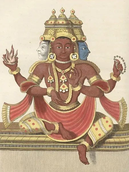 Hindu Gods Vishnu Shiva Brahma