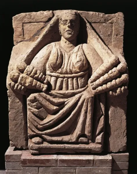 Tuff ex voto dedicated to goddess Mater Matuta Our beautiful Wall Art ...