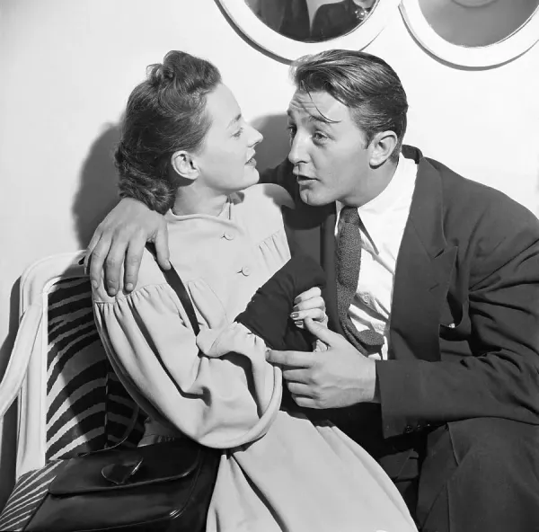 Robert Mitchum And His Wife