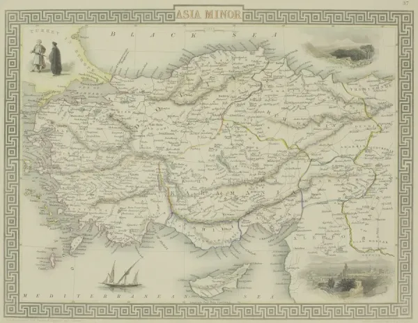 Ancient Asia Minor Map