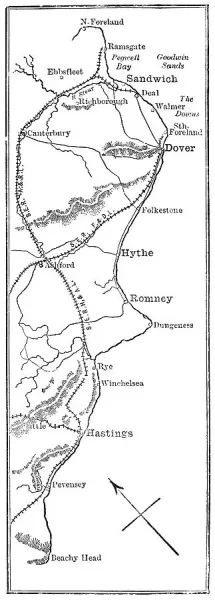 Jigsaw Puzzle of Antique Map of the Cinque Ports